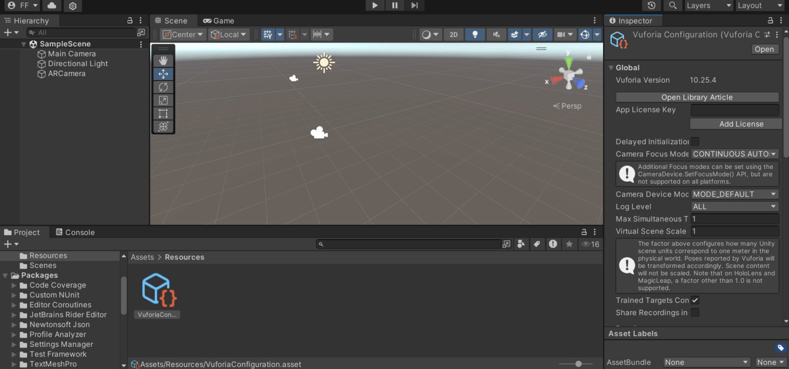 Implementasi AR dengan Unity dan Vuforia - Techno Infinity